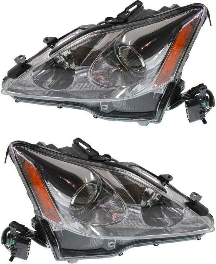 Amazon.com: CarLights360: For 2006 2007 2008 Lexus IS250 Headlight ...