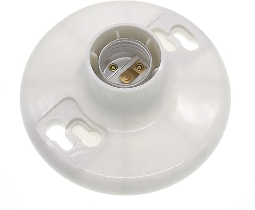 TWDRTDD Keyless Medium Base Celing Light Socket, Phenolic Keyless Lamp ...