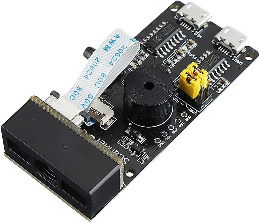 DollaTek UART Serial Embedded 2D Two-dimensional Scanner v3.0 Engine Barcode Recognition ...