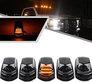 Amazon.com: 5Pcs Amber LED F250 Cab Roof Marker Light for Ford F250 ...
