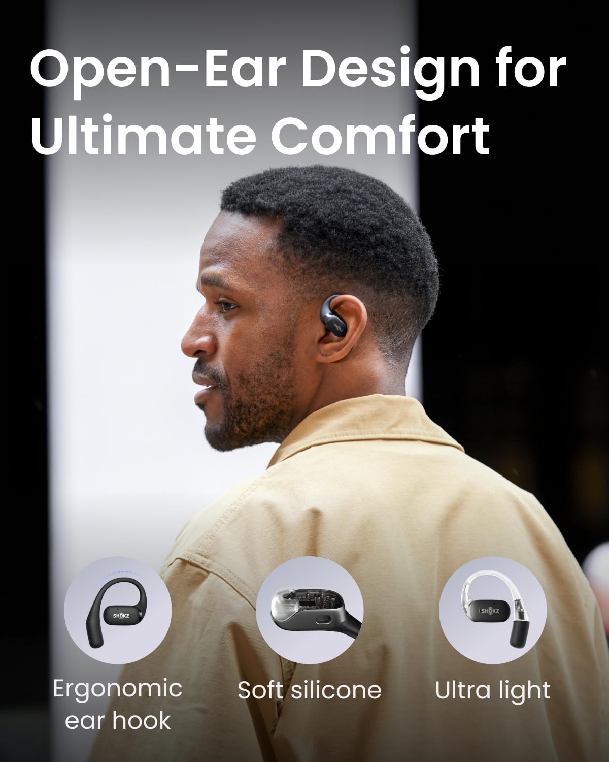 Mua OpenFit - Open-Ear True Wireless Bluetooth Headphones with ...