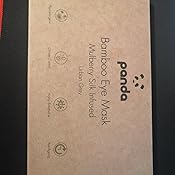 Panda Bamboo Eye Mask (Urban Grey): Amazon.co.uk: Health & Personal Care