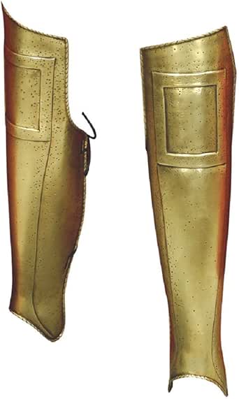 Amazon.com: 300" Greaves Greek Leg Armor - Official Replica - Brass ...
