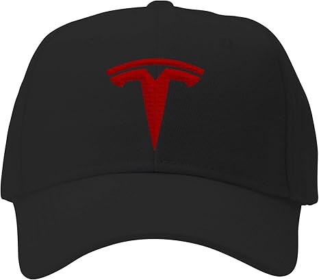 Tesla Inspired Cap (Black): Amazon.co.uk: Clothing