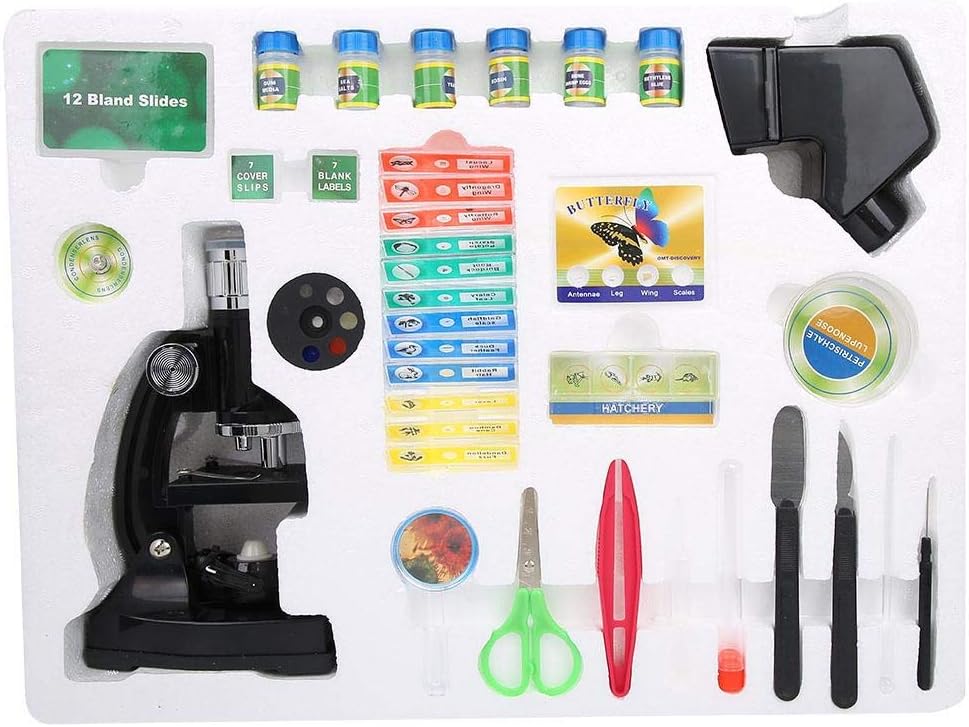 Zer one Children Biological Microscope, Children Student 1200X Zoom ...