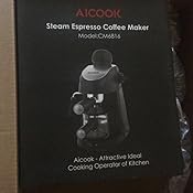 Amazon.com: AICOOK Espresso Machine, Barista Espresso Coffee Maker with ...
