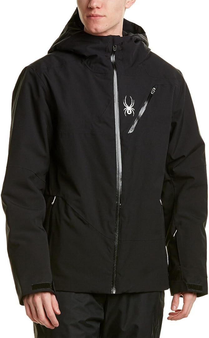 Spyder Enforcer Jacket, Black/Black/Black, X-Large: Amazon.co.uk ...