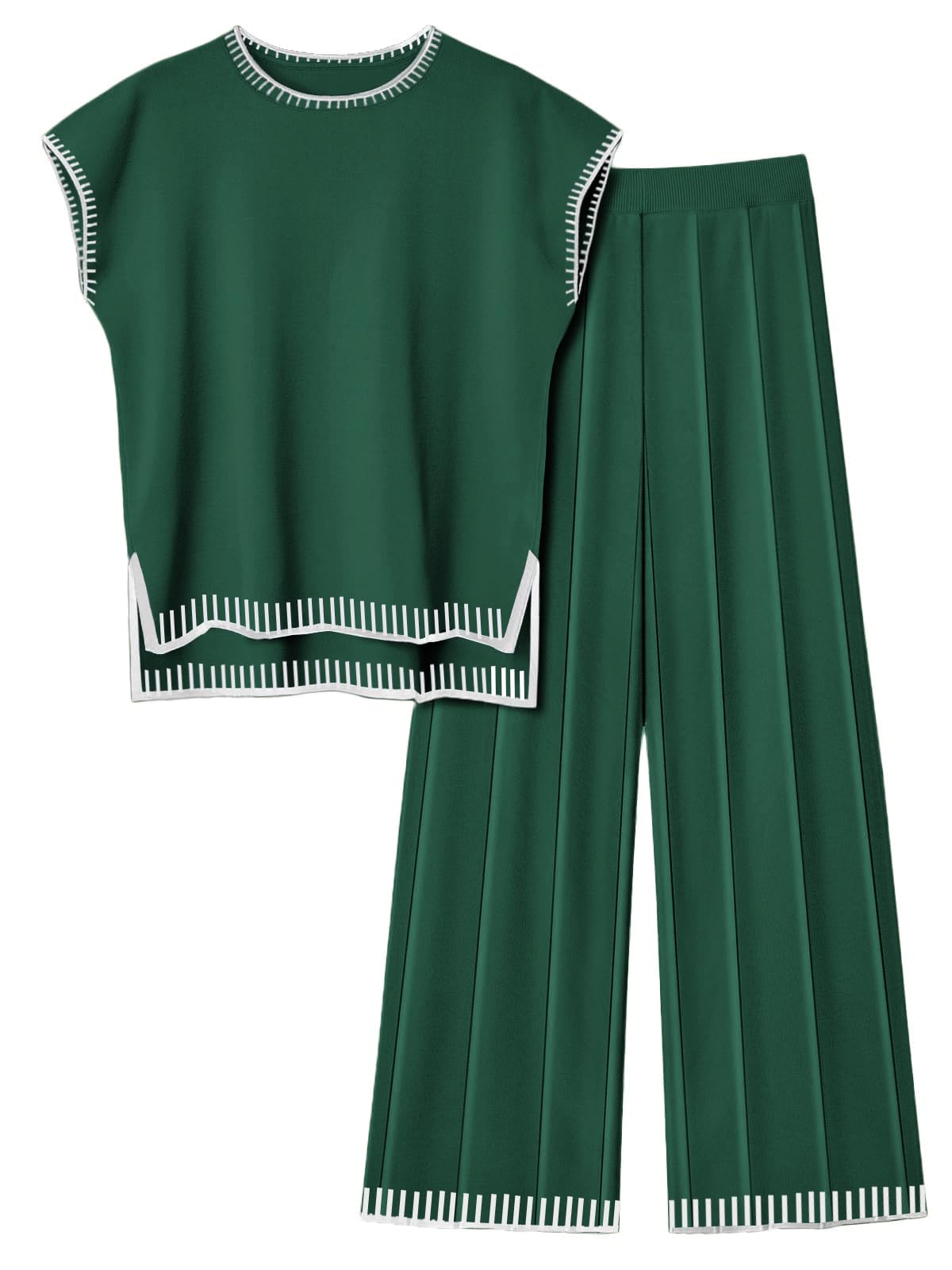 Ekouaer Womens Matching Sets Knit Sweater Sets 2 Pieces Outfits ...