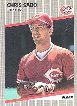 CHRIS SABO - 1989 FLEER COLLECTIBLE BASEBALL CARD #170 (CINCINNATI REDS ...