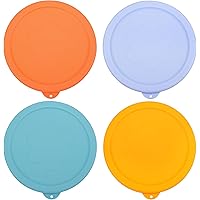 Amazon.com: LUVCOSY 3 Cup Rectangle Silicone Storage Cover Lids ...