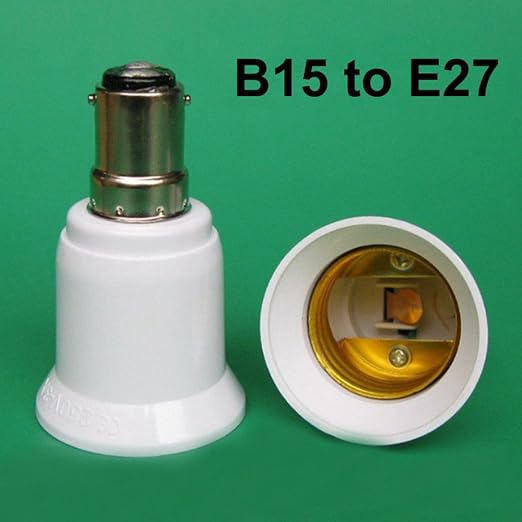 Outstanding® 2PCS Small Bayonet SBC B15 To Edison Screw E27 ES Light ...