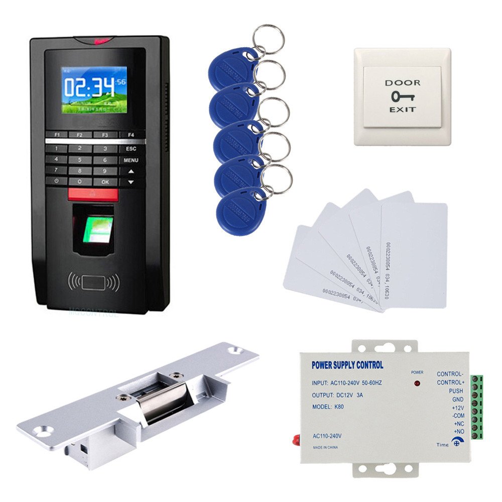 Farbe Display Bio Fingerabdruck zugangskontrollsysteme Elektrische ...