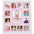 Amazon.com : Collage Photo Frame for Baby First Year Keepsake, Multi ...