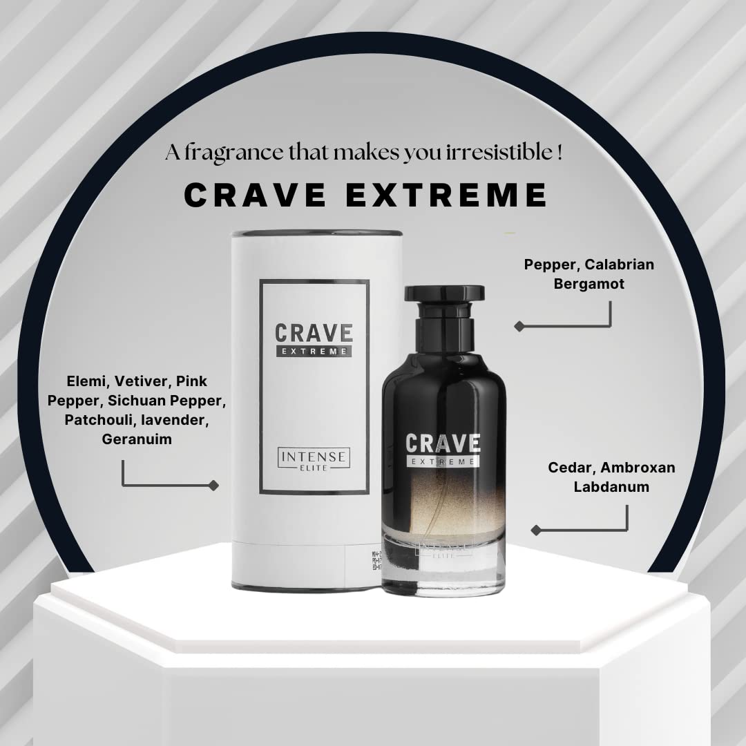 Mua Crave Extreme For Men EDP 100ML (3.4Oz), Long Lasting Perfume Para ...