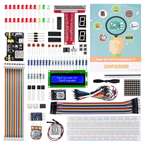 SunFounder Raspberry Pi 4 Model B Starter Kit Project Super Kit for RPi ...