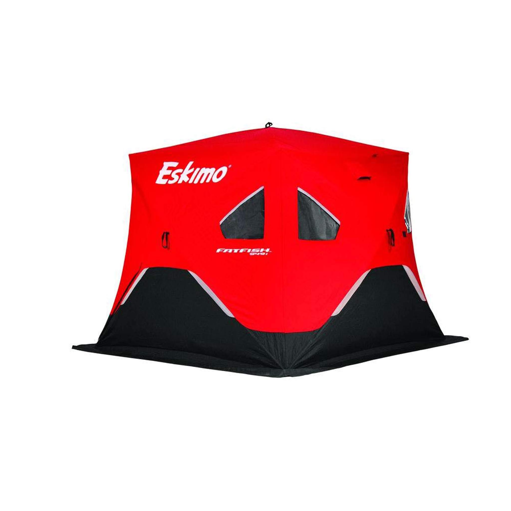 Eskimo FF949i FatFish Pop-up Portable Hub-Style Ice Shelter, Wide ...