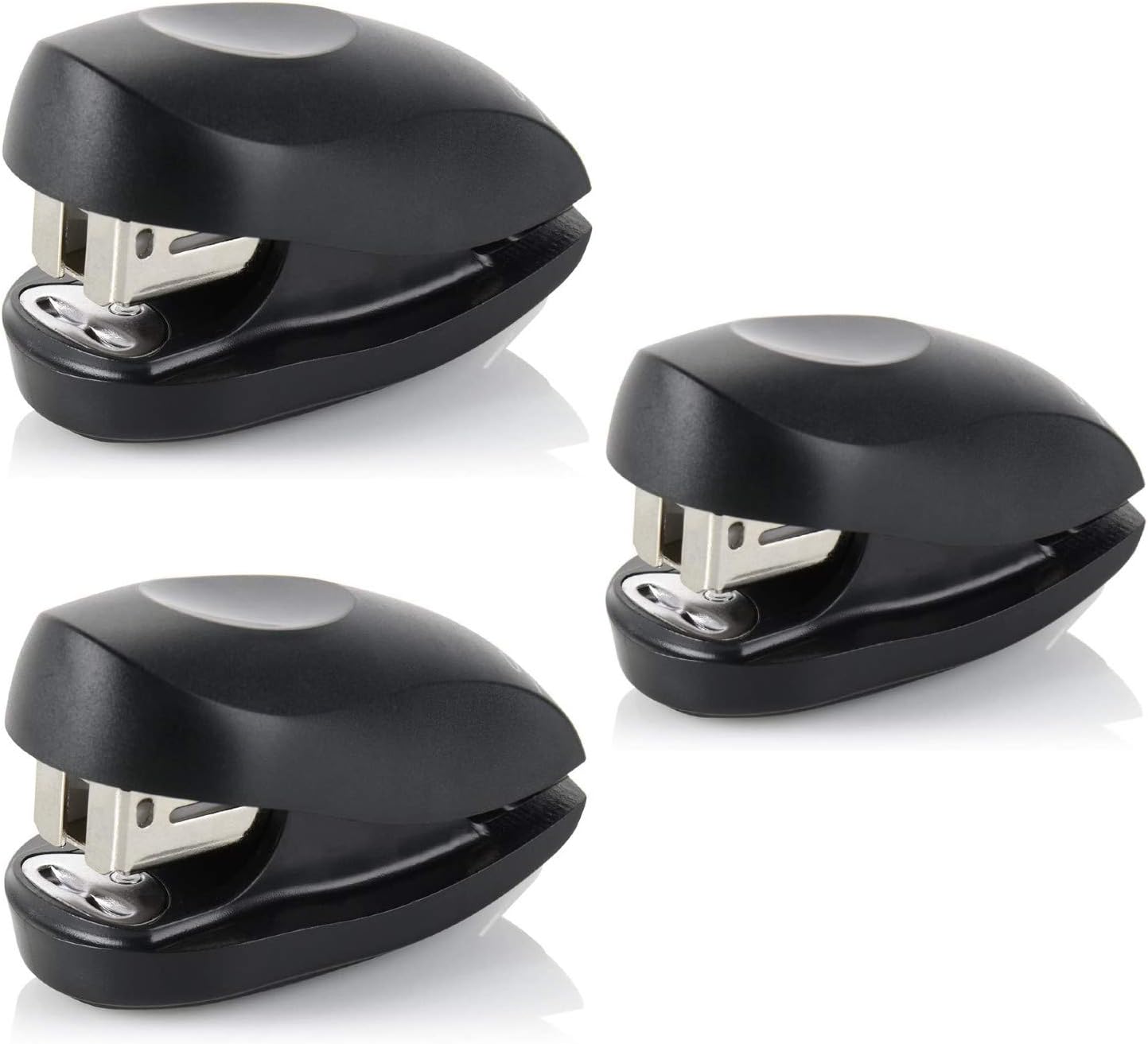 Amazon.com : Tot Mini Stapler [Set of 3] Color: Black : Office Products