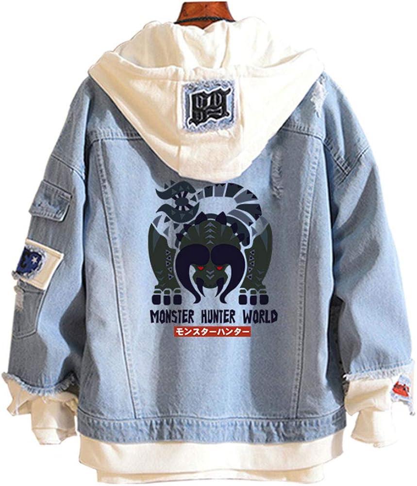 Monster Hunter Coat,Monster Hunter World Sweatshirt Fashion Hoodie for ...