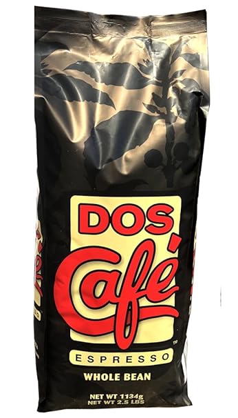 Amazon.com : Dos Cafe Espresso Whole Bean Coffee 2.5 Lbs : Grocery ...