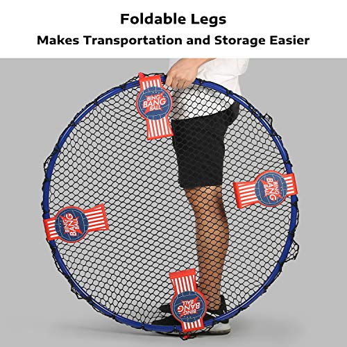 A11N Bing Bang Ball Game Set - Includes Playing Net, 3 Balls, Bag and ...