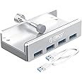 Amazon.com: ORICO USB 3.0 Hub, USB Hub Clamp, Aluminum 4-Port USB Splitter with 4.92 FT USB Data ...