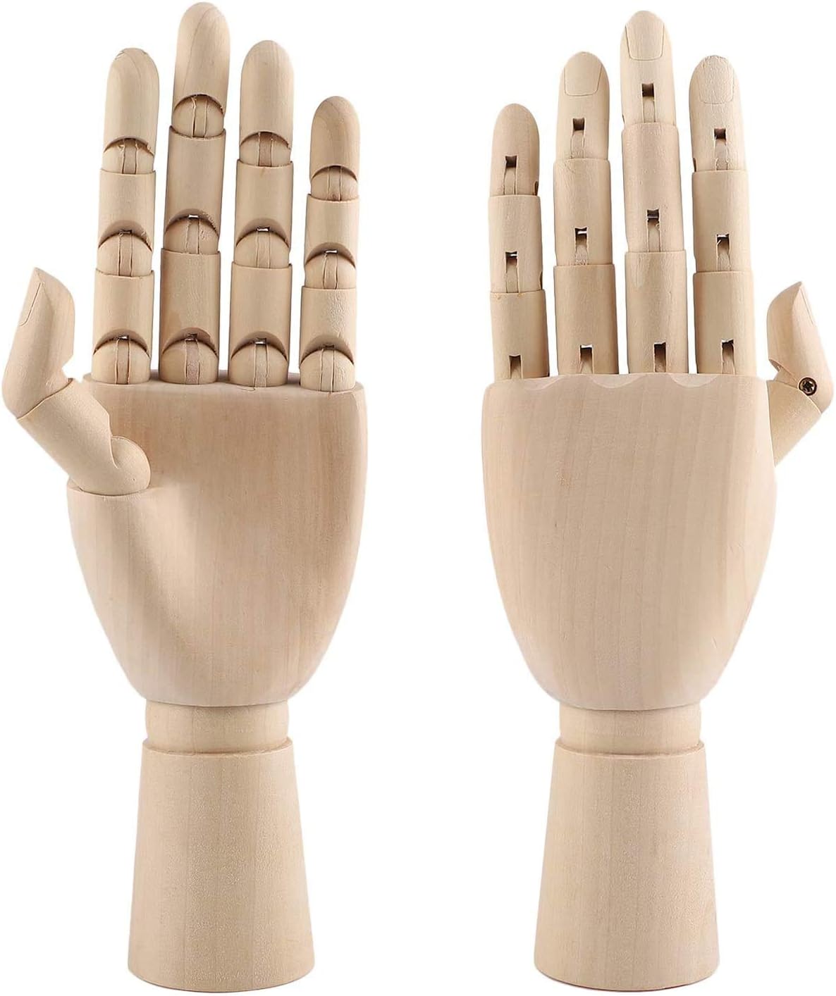 Amazon.com: 8 Inch Wooden Hand Model Flexible Moveable Fingers Manikin ...