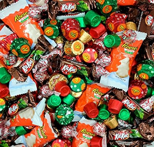 Hershey's Kisses, KitKat, Reese's and ROLO, Holiday Candy Dish ...