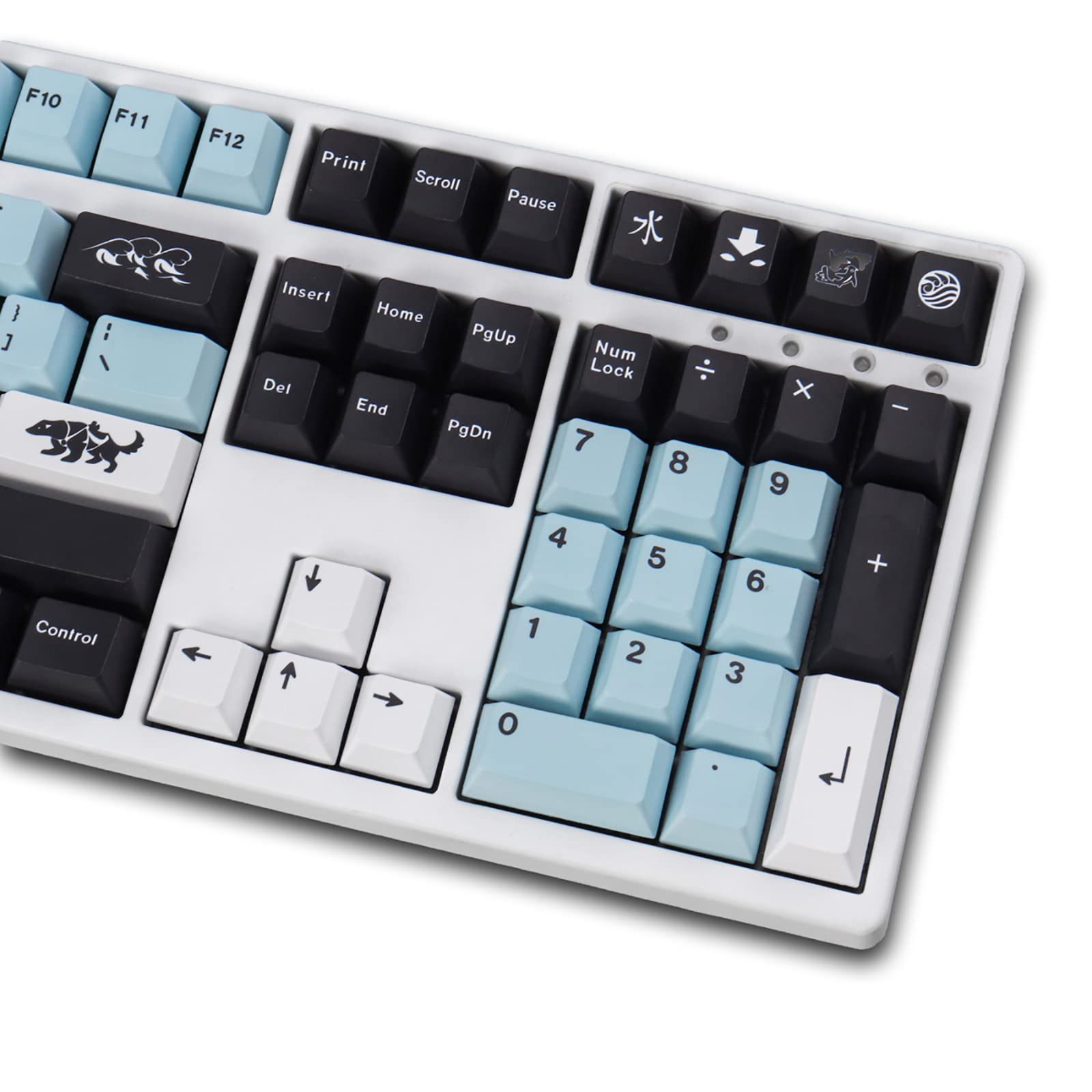 Mua 129 Keys PBT Keycaps Dye Sub Cherry Profile Mizu Keycaps Set Fit ...