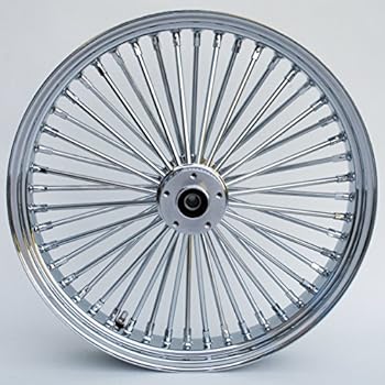Amazon.com: Chrome Ultima King Spoke 21" x 2.15" Front Dual Disc Wheel ...