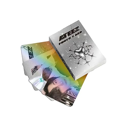 ATEEZ Laser Cards 50pcs ATEEZ Photocard ATEEZ Postcards Ateez Flash ...
