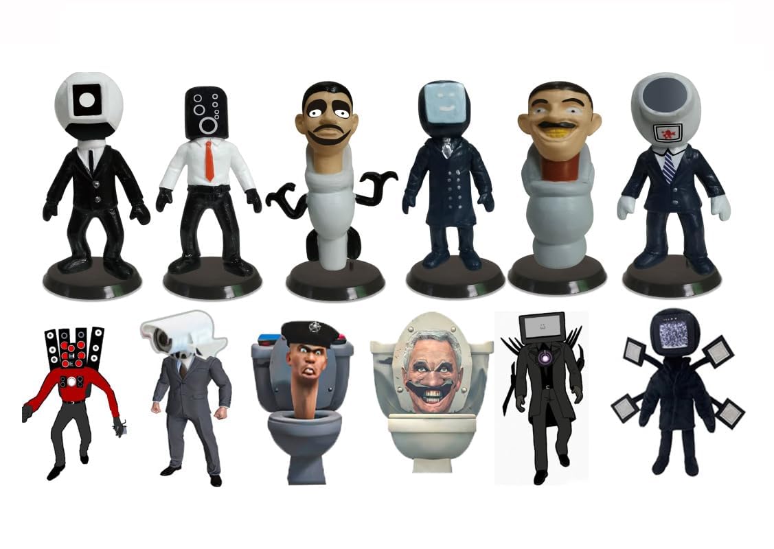 Mua Skibidi Toilet Figure Skibidi Toilet Silly Horror Game Toilet Man ...