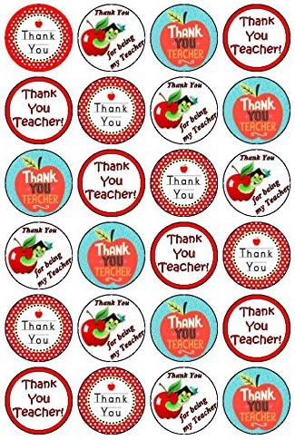 24 x Thank You Teacher! Cupcake Cake Toppers: Amazon.co.uk: Kitchen & Home