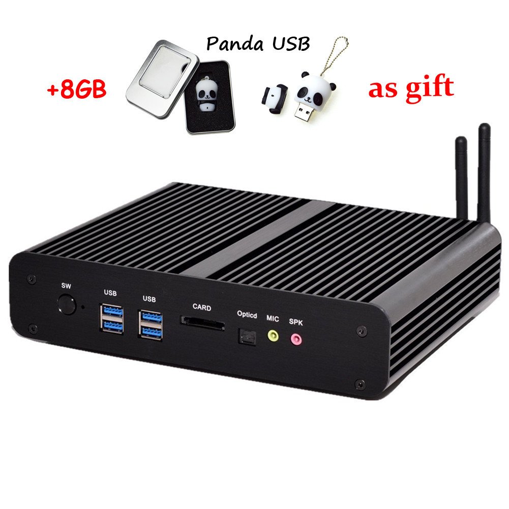 Fanless Powerful Business Mini PC Core i7 Desktop PC Computer with ...