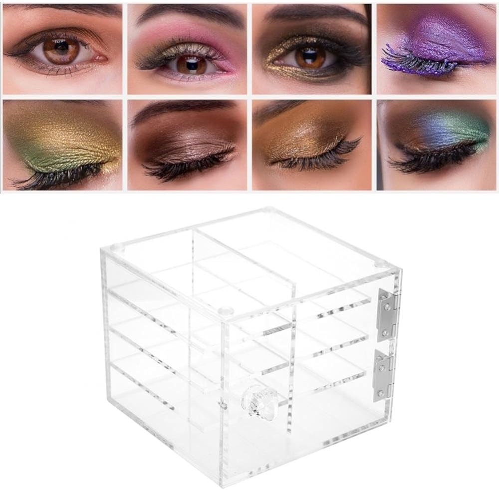 Betued 8 Layers False Eyelash Extension Carrying Box Acrylic Storage ...