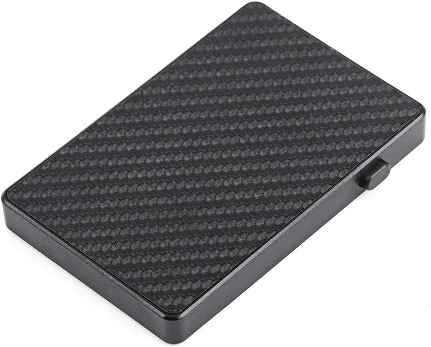 Smart Automatic Card Holder Slim RFID Blocking Card Wallet Carbon Fibre ...