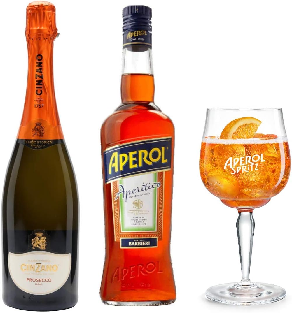 Aperol Spritz Giftpack With Glass: Amazon.co.uk: Beer, Wine & Spirits