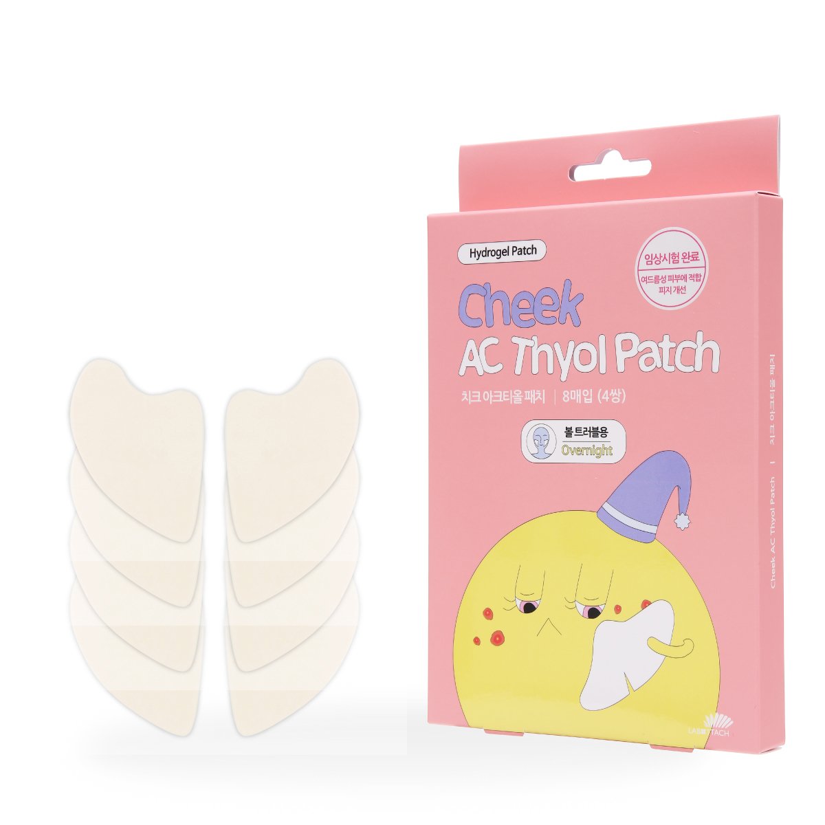 Amazon.com : LABOTTACH Acne pimple patch - T-Zone AC Thyol Patch for T-zone (4 patches)_2color ...