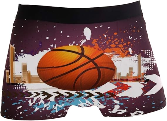Amazon.com: Use4 Basketball Ball Sport Men's Underwear Regular Leg ...