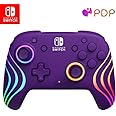Amazon.com: PDP Afterglow Wave Enhanced Wireless Nintendo Switch Pro Controller, 8 Colors RGB ...