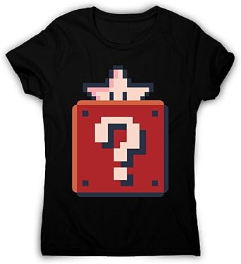 Pixel Art - Women's t-Shirt: Amazon.co.uk: Clothing