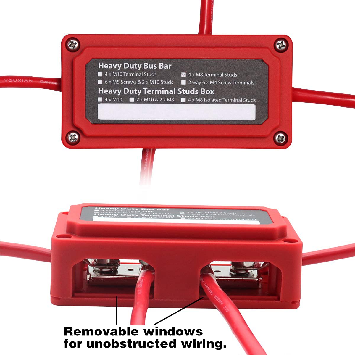 Mua Jamgoer 300A Bus Bar 12V Waterproof Marine Bus Bar Heavy Duty ...