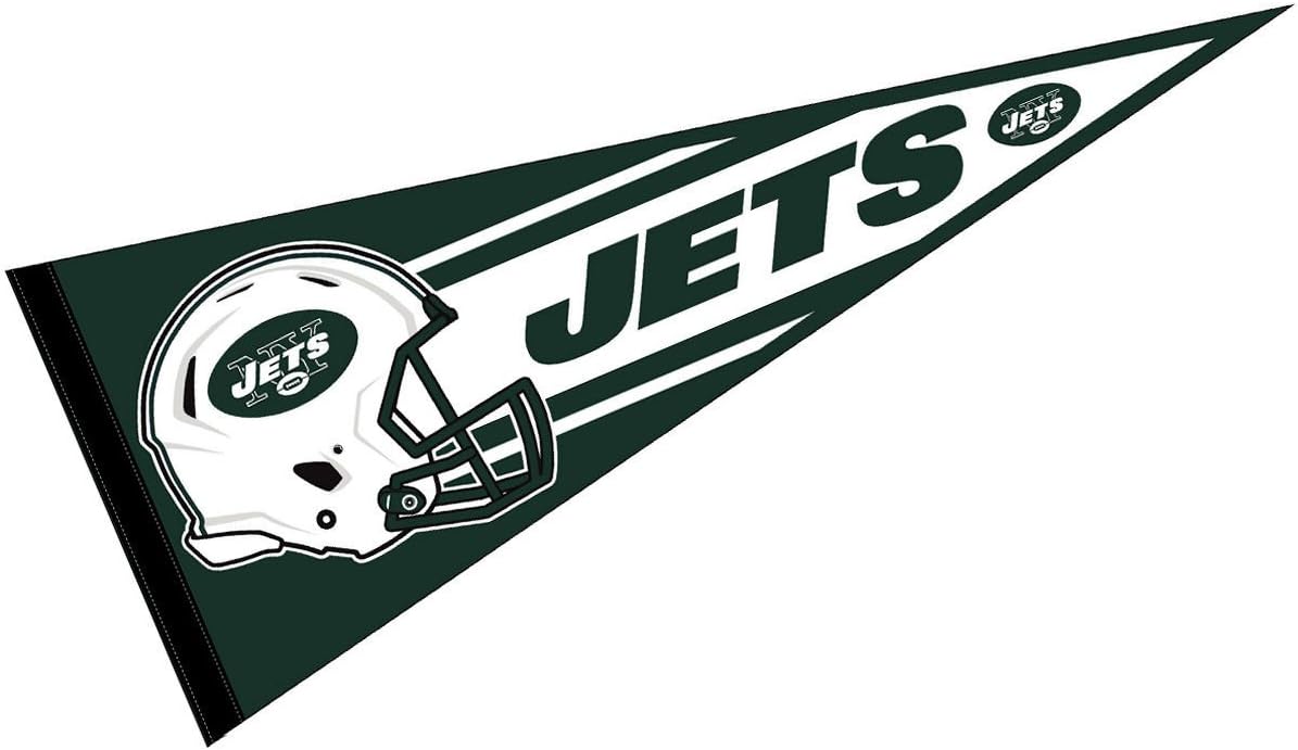 Amazon.com : WinCraft New York Jets Official 30 inch Large Pennant ...