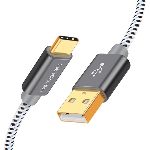 Amazon.in: Buy CableCreation USB Type C Cable, CableCreation 10ft Braided USB C to USB A Fast ...