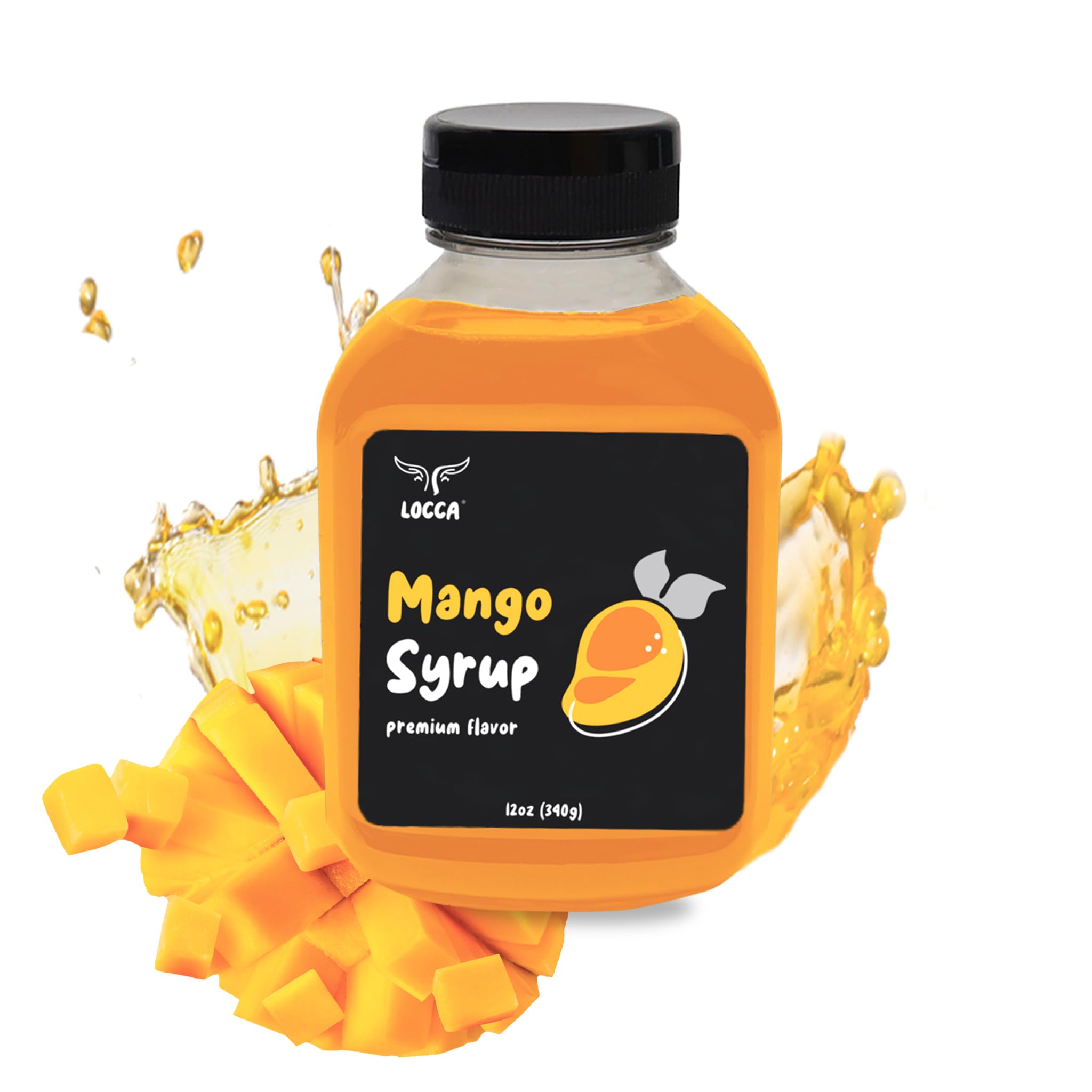 Mua Locca Mango Syrup 12oz - Premium Coffee Syrup, Coffee Flavoring ...