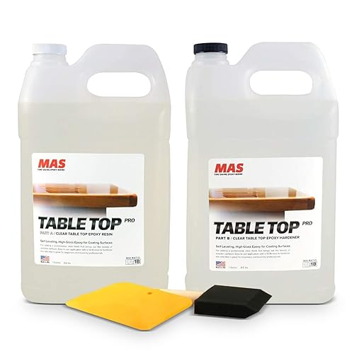 MAS Epoxies Table Top Pro Epoxy Kit - Crystal Clear Resin Casting for ...