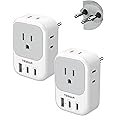 Amazon.com: Switzerland Travel Plug Adapter 2 Pack, TESSAN Type J ...