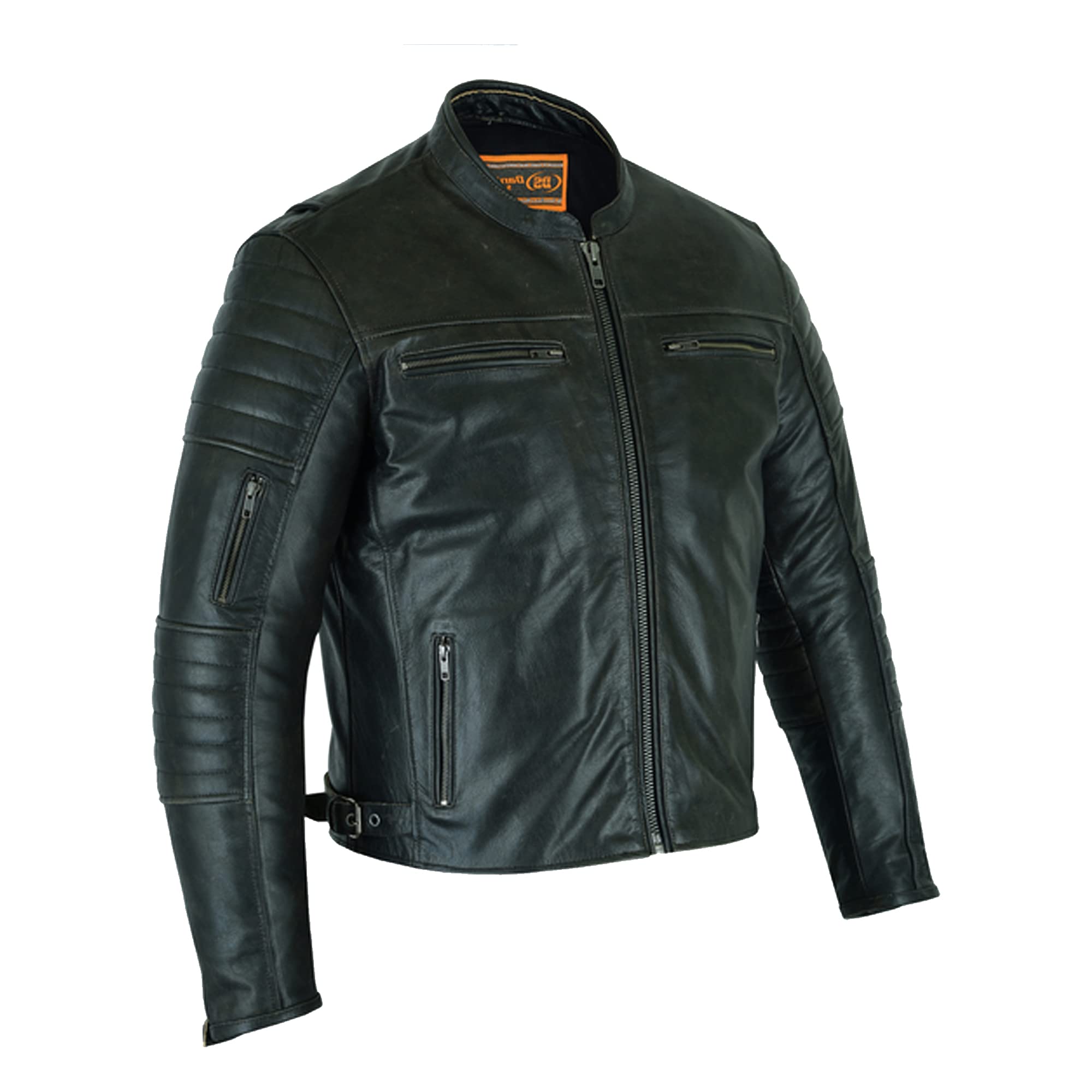 Mua Daniel Smart Men Motorcycle Leather Jacket Sporty Leather Jacket ...
