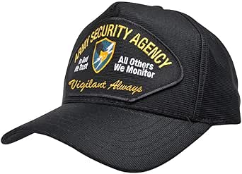 ARMY SECURITY AGENCY HAT USA MADE at Amazon Men’s Clothing store