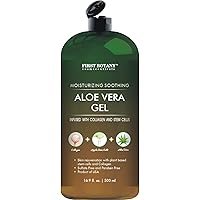 Amazon.com : Pure Aloe vera gel - with 100% Fresh & Pure Aloe Infused ...