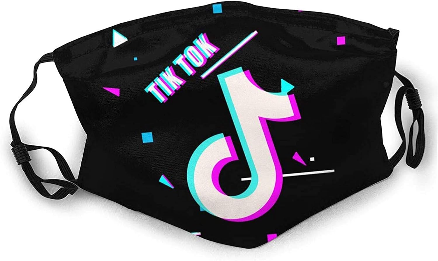 Amazon.com: TIK Tok Washable Dust Face Masks Double-Sided 3D Printed ...